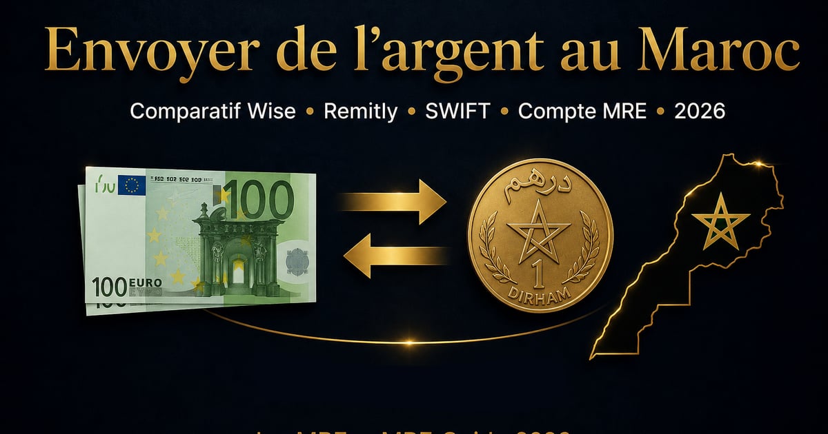 Envoyer de l'argent au Maroc : meilleurs taux et frais 2026 | LesMRE